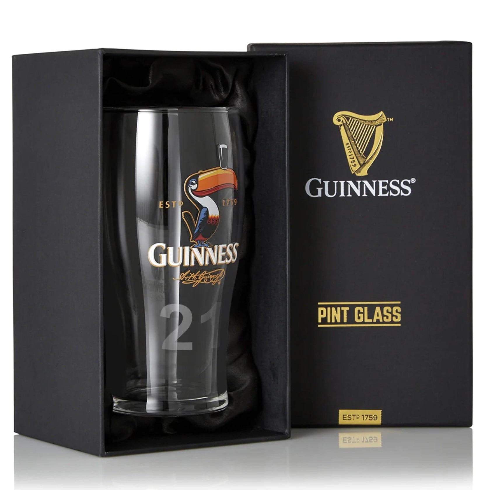 Guinness Toucan Pint Glass | Guinness Personalized Glassware – Guinness ...